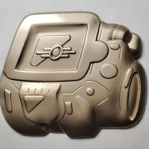 Bethesda | Jewelry | Fallout Golden Pip Boy Enamel Pin Official ...